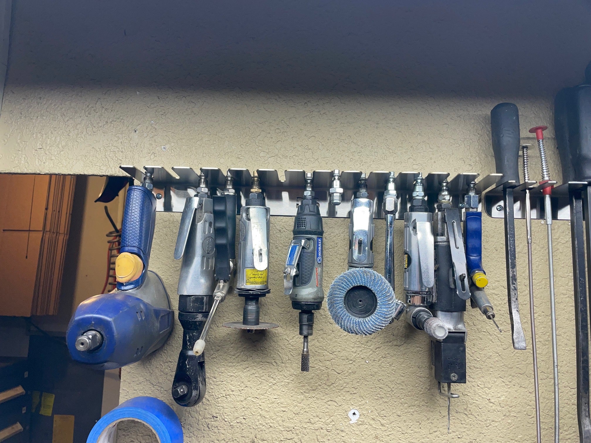 Pneumatic Air Tool Storage Garage